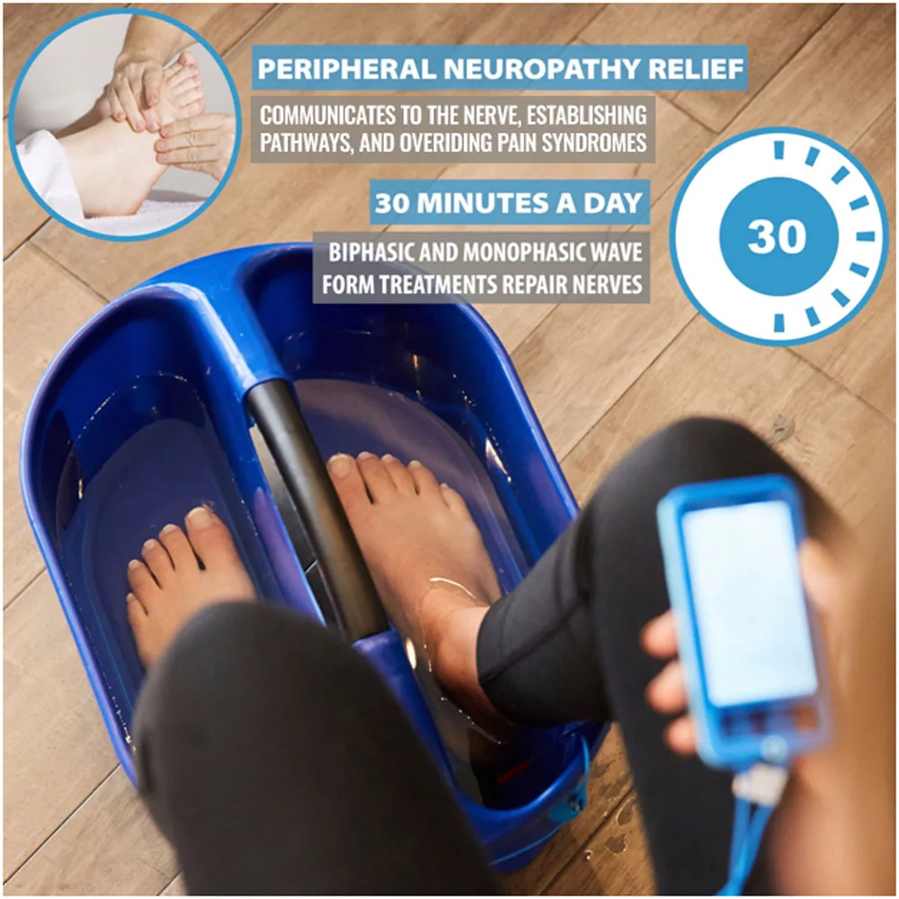 Nerve & Neuropathy Stimulator Hand / Foot Pain Relief System Nerve Spa ...