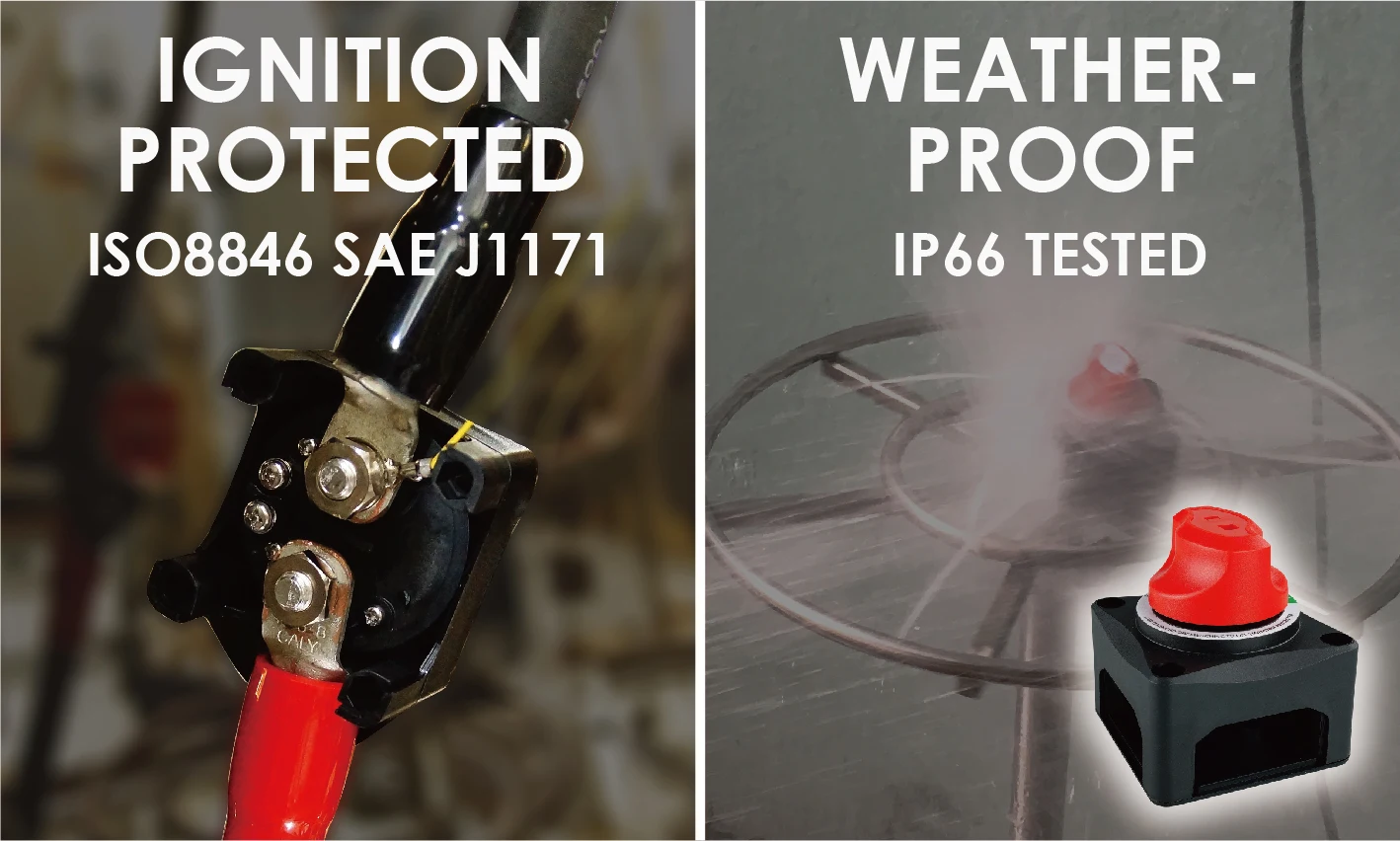 Yis Marine On-off Battery Switch 275a With Afd For Marine Caravan ...