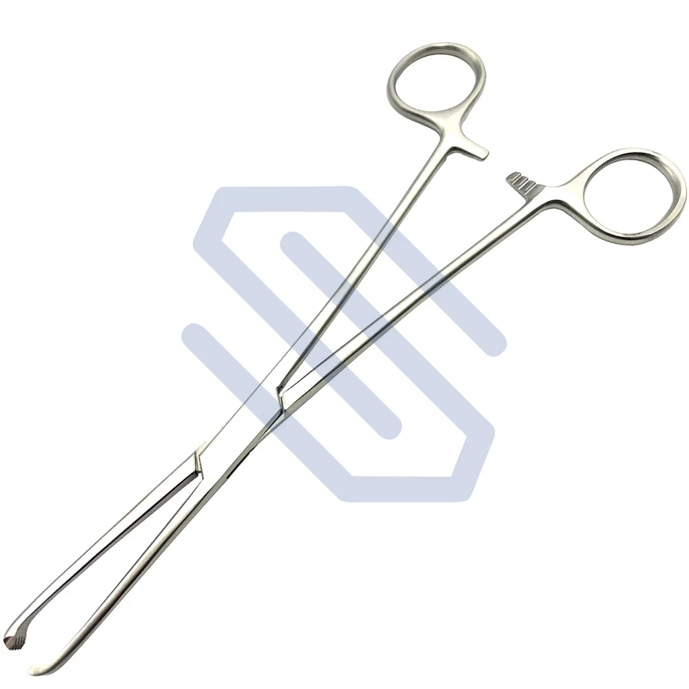 Allis Intestinal And Tissue Grasping Forceps 5 X 6 Teeth 25cm Surgical ...