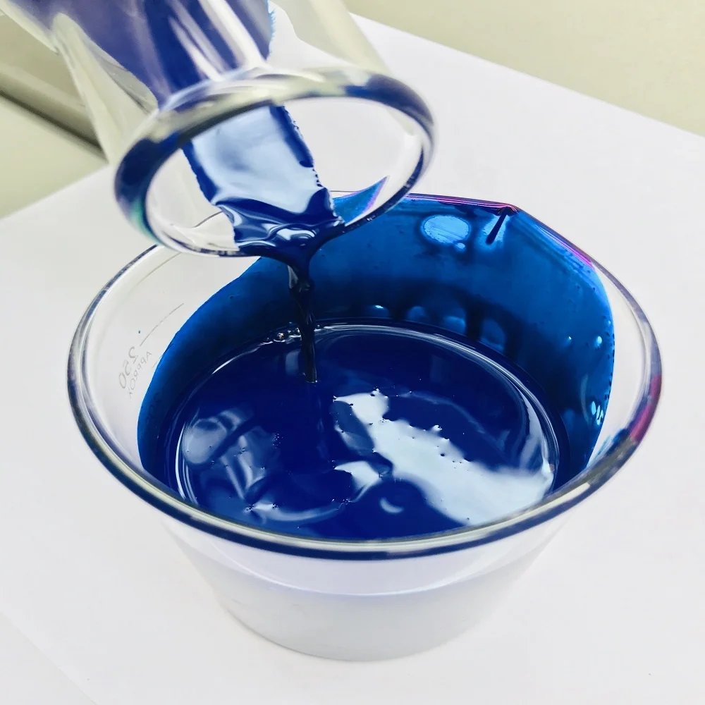 Water Base Organic Liquid Pigment Paste Blue Color Paste For Textile ...