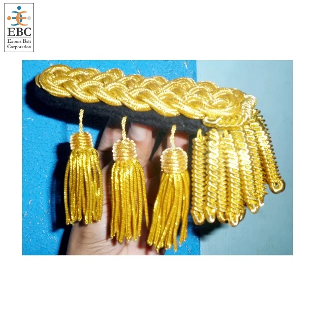OEM Uniform Epaulets with Fringed Shoulder Boards for Ceremonial Use ...