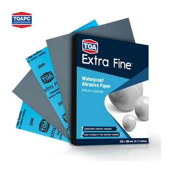Toa Extra Fine Waterproof Abrasives Paper Sheet Size 230x280mm Grit 220 ...