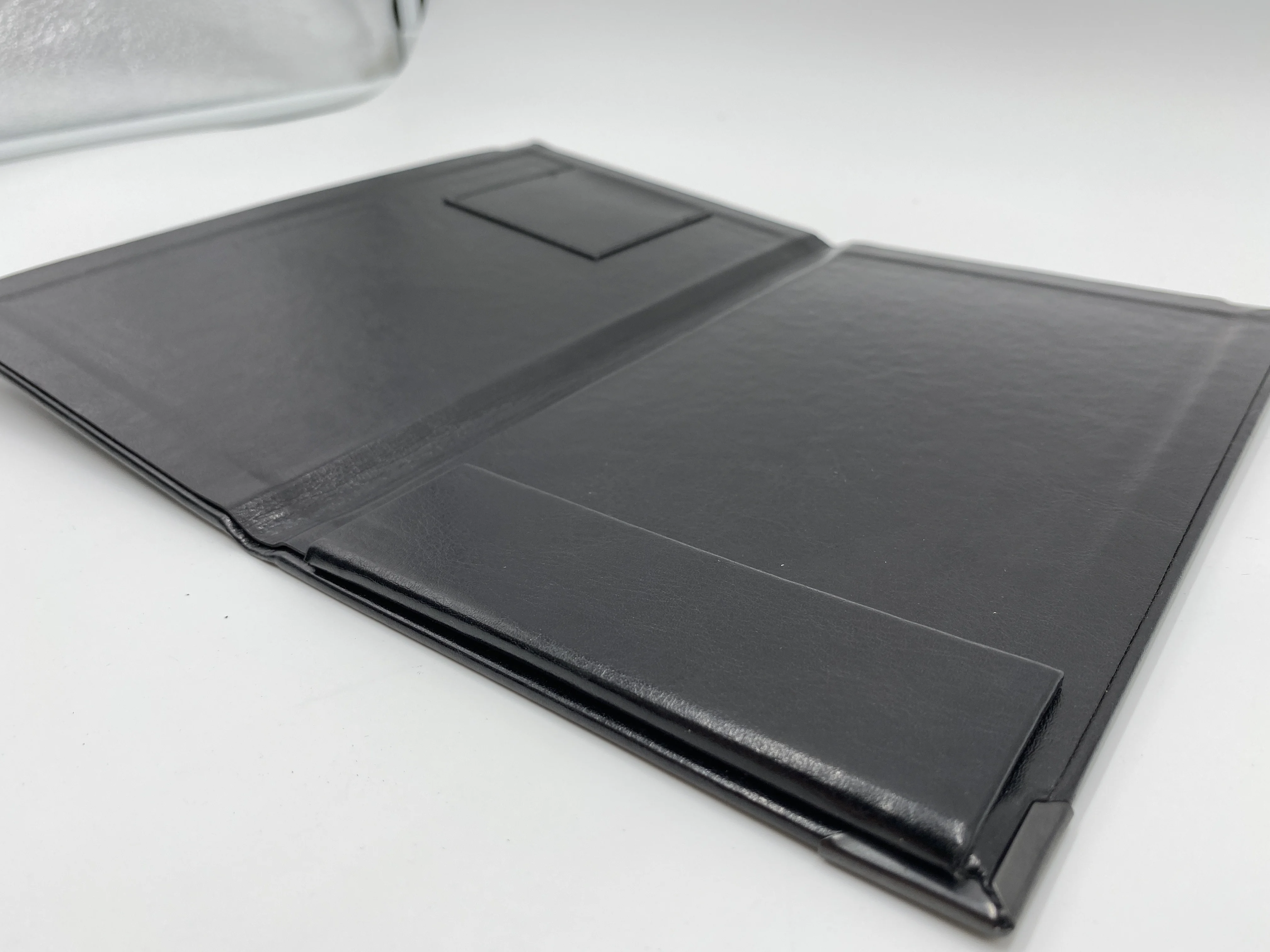Customize Top Bottom Flap Single Side Leather Diploma Folder Menu Cover ...