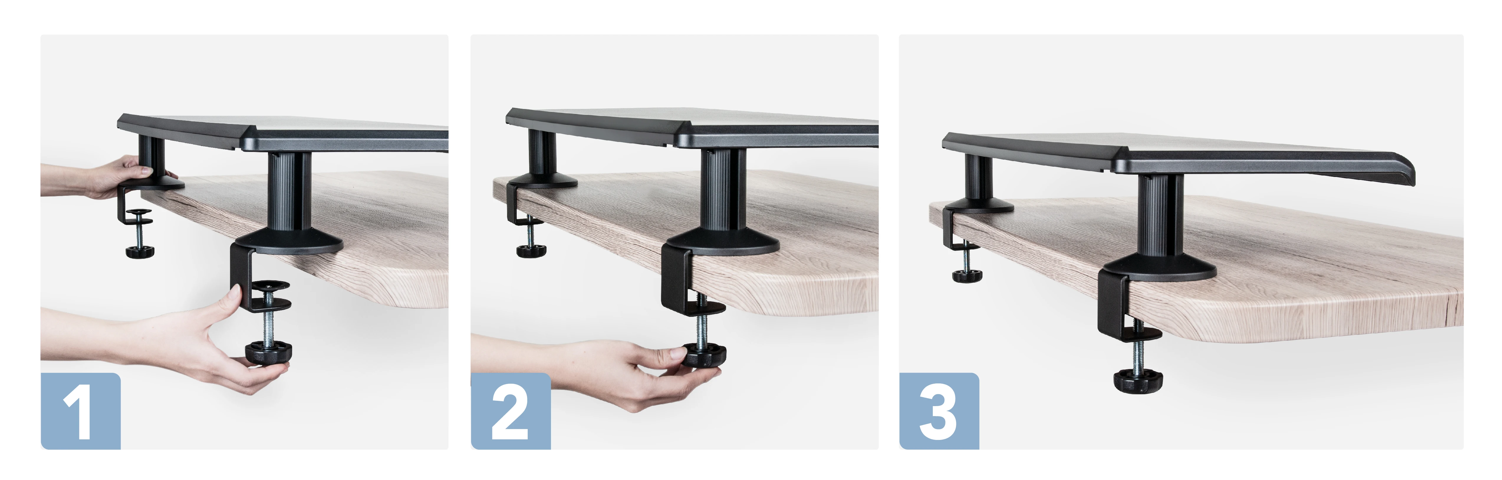 Desk Clamp Monitor Riser - AIDATA DO-1040 & DO-2020