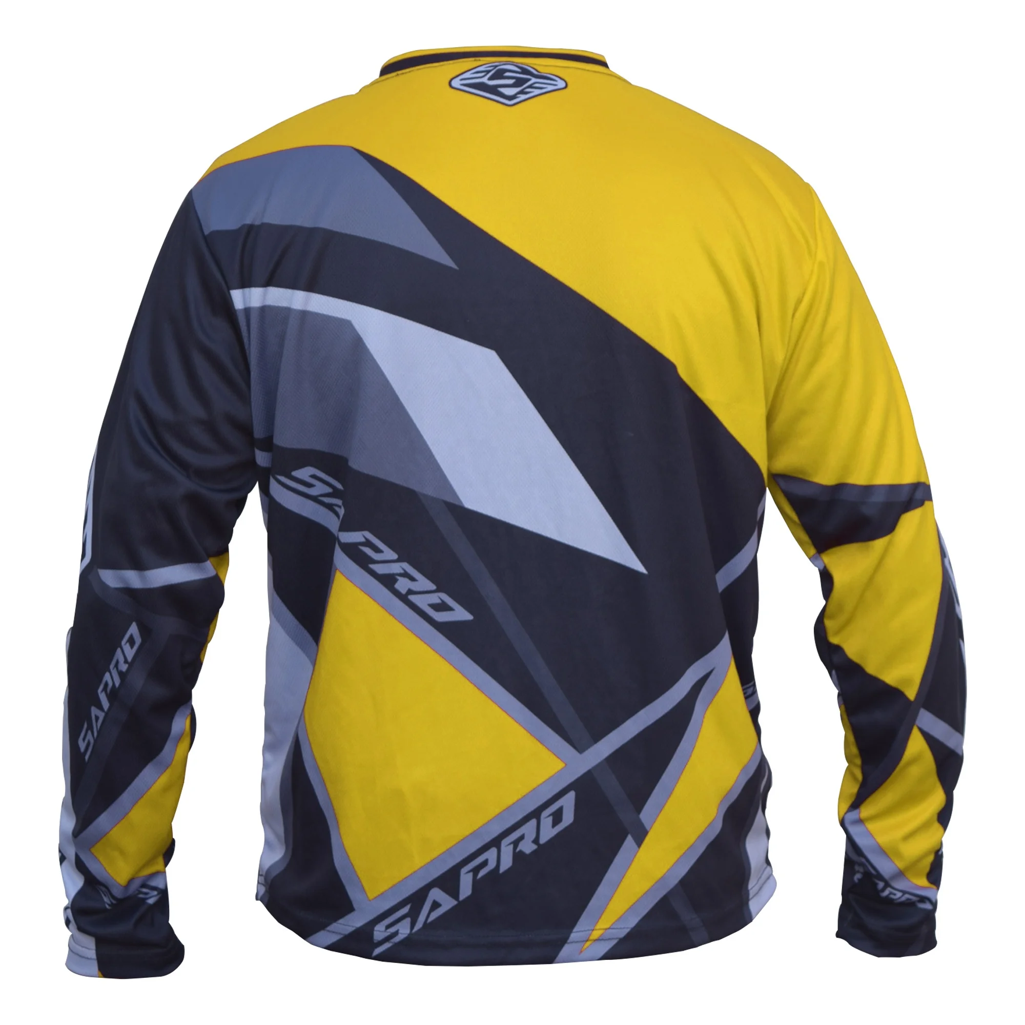Yellow Phantom Motorcycle Racing Suit / Sapro Mx Sport Motorbike Suit ...