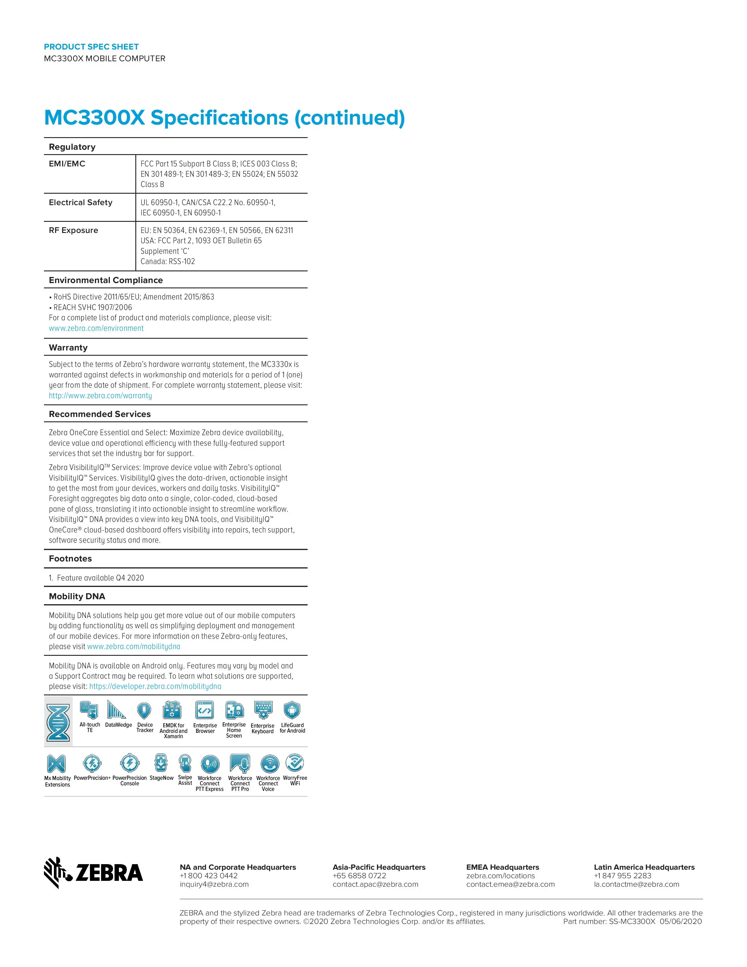 Zebra MC3300X Mobile Computer - Ultimate Versatile Device
