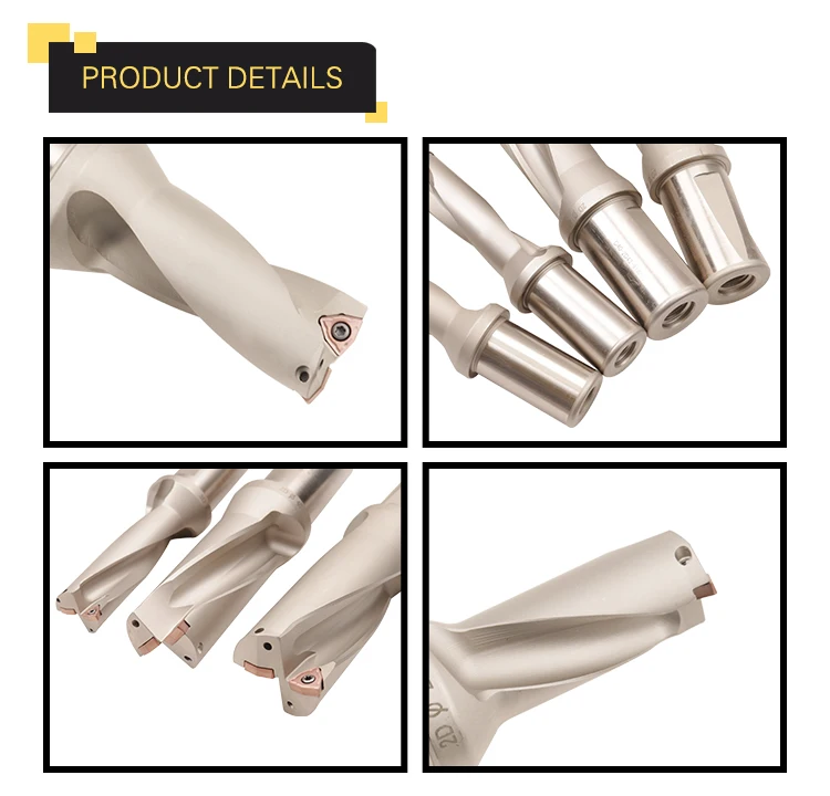 Hot Sale U Drill 3d With Spmg Insert Indexable Insert Drill 2d With ...