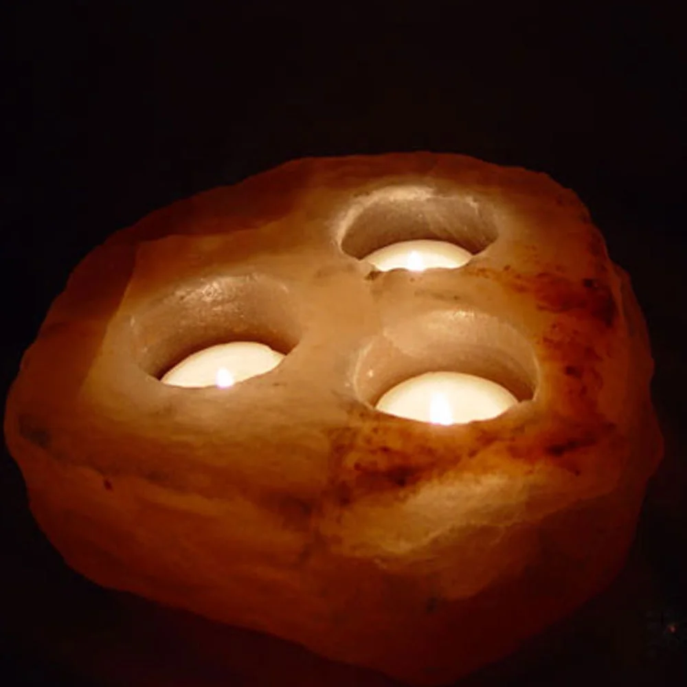 Himalayan Salt Crystal Tealight Candle Holder Handmade by Sian ...