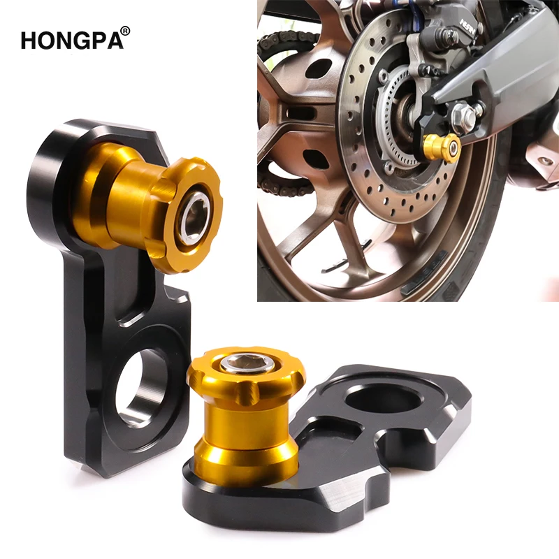 Rear CNC Motorcycle Frame Swingarm Spools Sliders Chain Adjustment ...