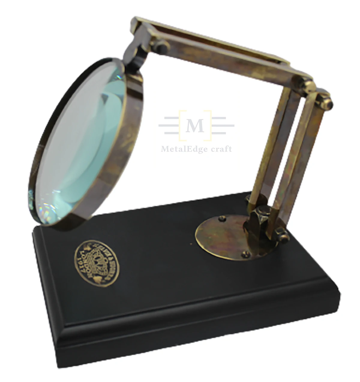 Tabletop Magnifying glass With Premium wooden Brass base high Quality ...