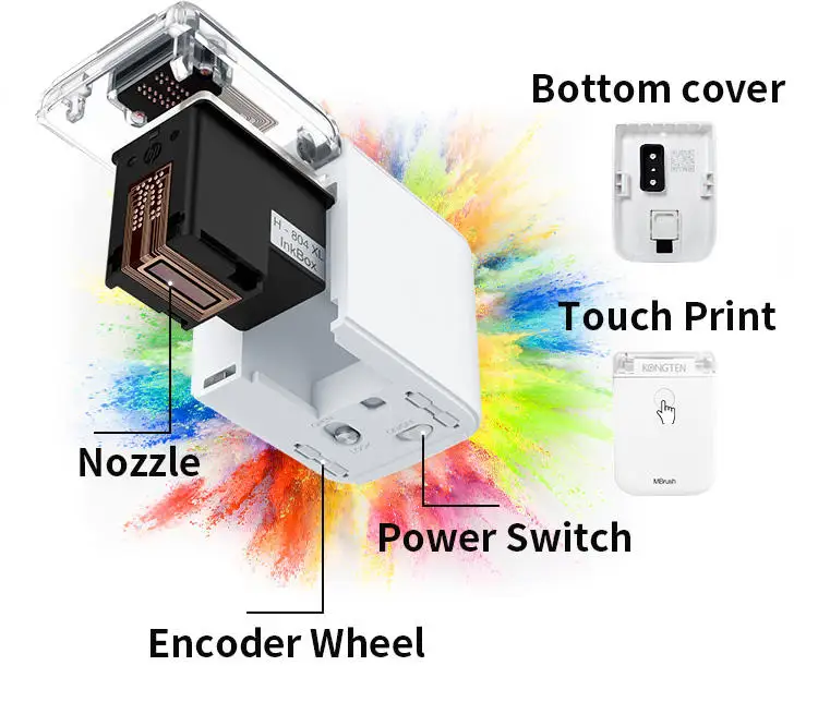 Handheld Color Printer - Portable Inkjet Label Maker