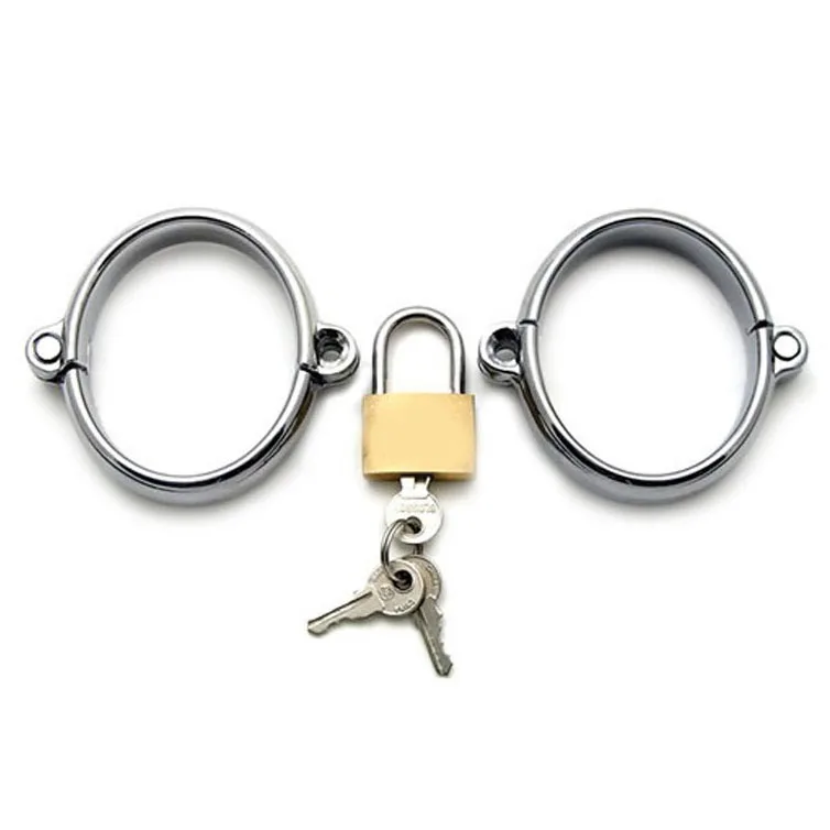 Luxury Stainless Steel Handcuffs for BDSM Bondage Play