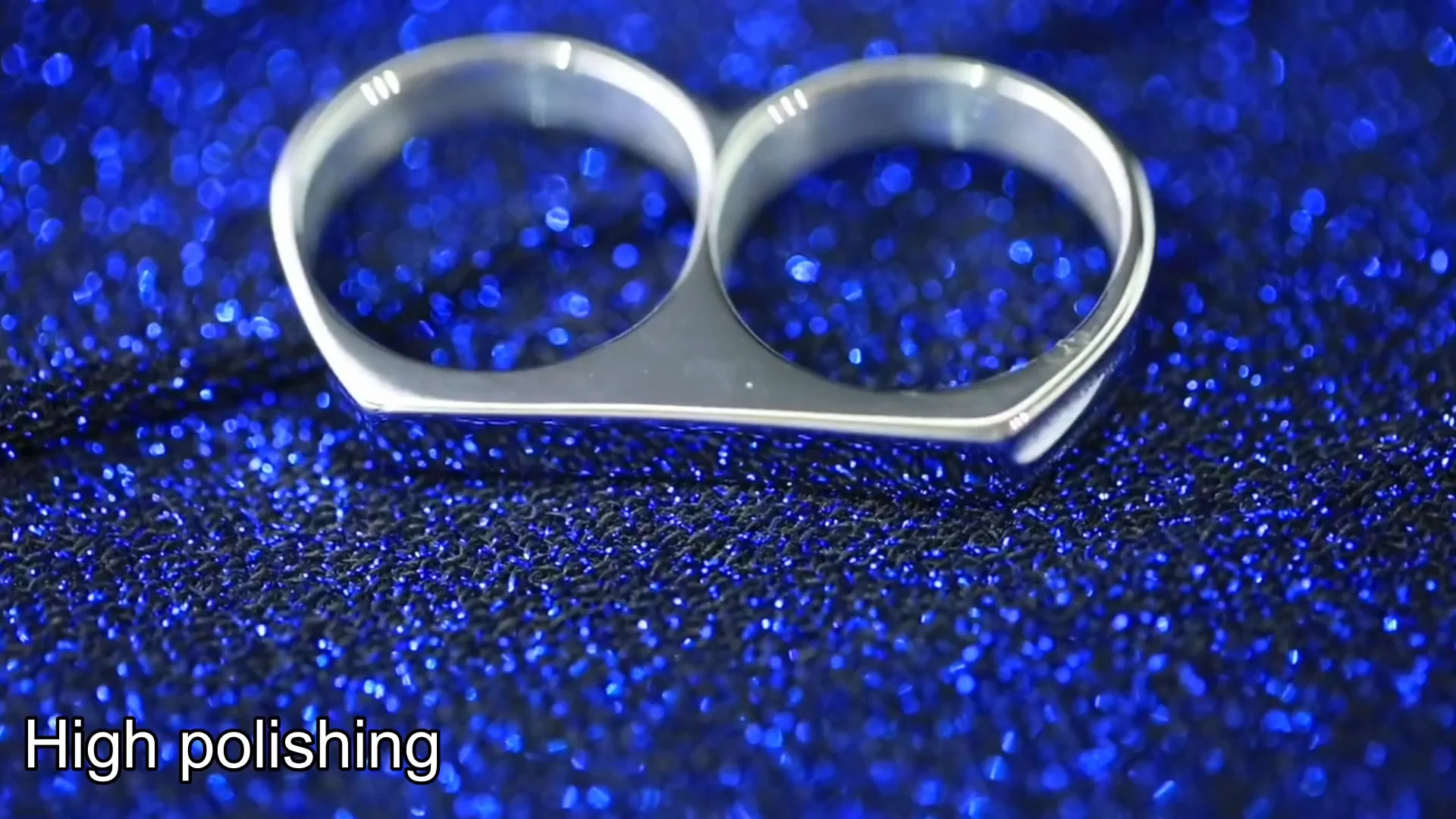 Personality Simple Punk Hiphop Ring Jewelry Stainless Steel Gold ...