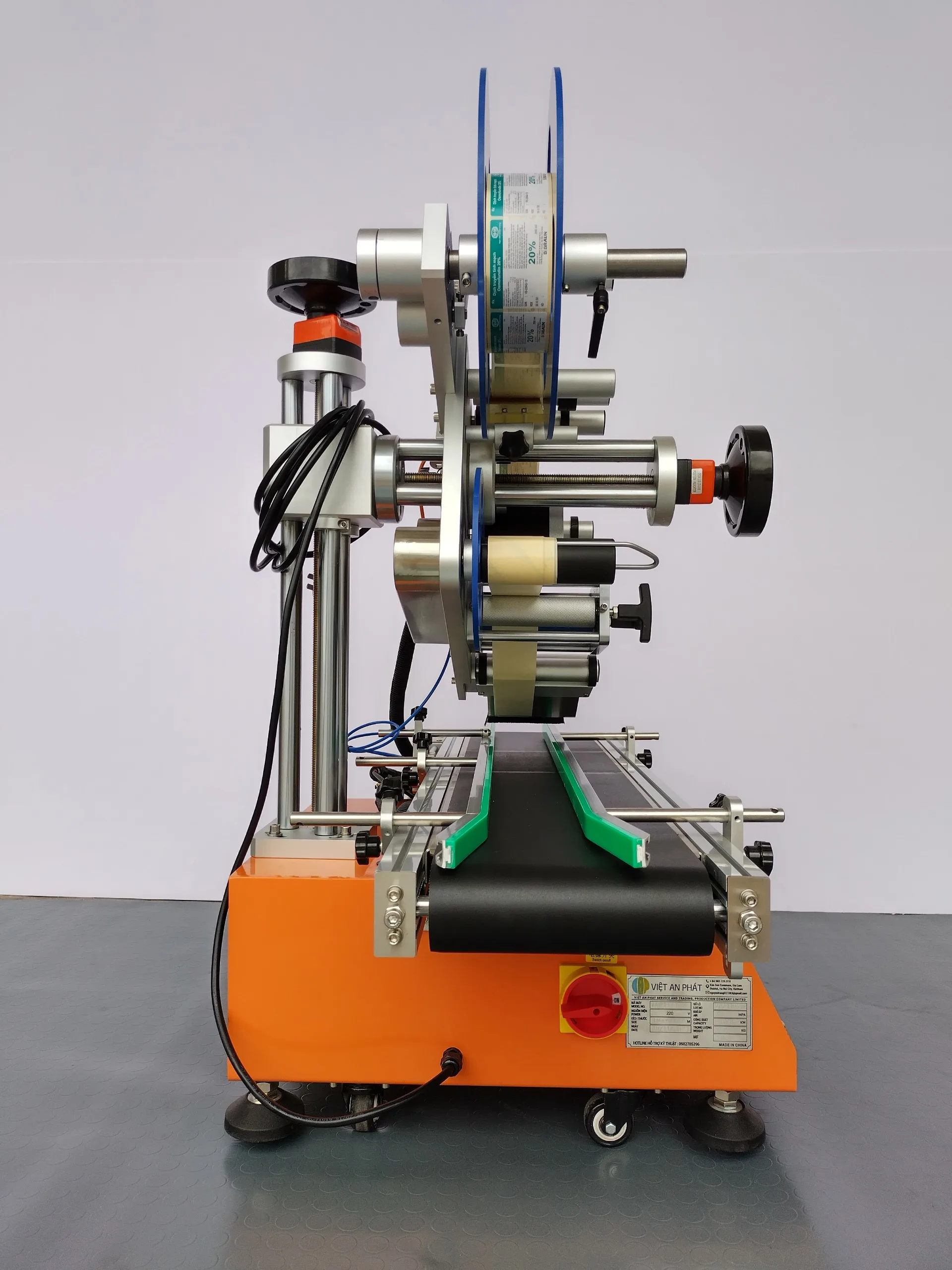 Vap1901-s Tabletop Automatic Flat Labeling Machine For Surface ...