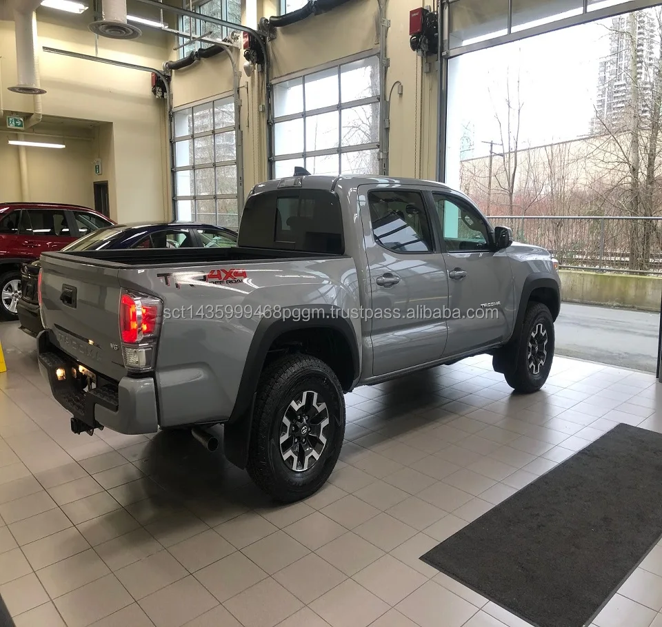 2021 2020 Used Cement Grey Tacoma Trd Off Road Premium W/ Black Leather ...
