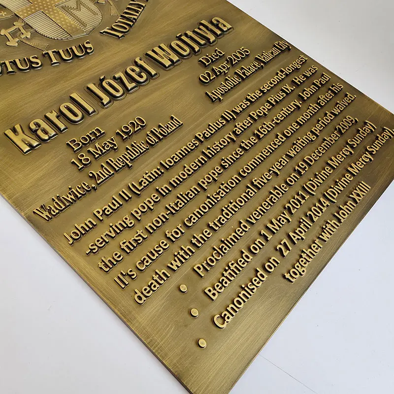Custom Brass Tombstones & Bronze Grave Markers - Personalized Memorial ...