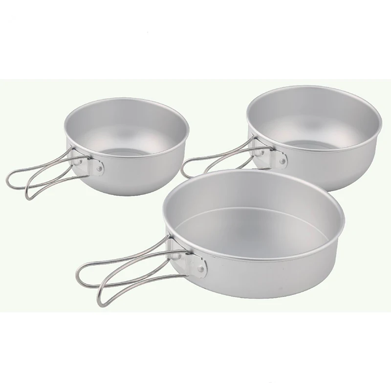 High Quality Aluminium Pots And Pan Set Cookware Traveling Cooking Set ...