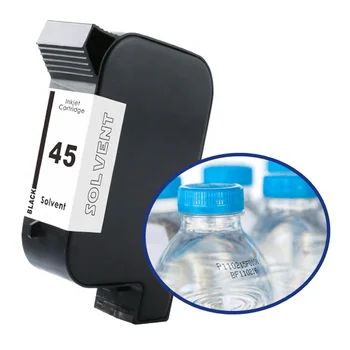 Uniplus 2580 Solvent Empty 45 Plastic Printing Ink Cartridge For Hp Tij ...
