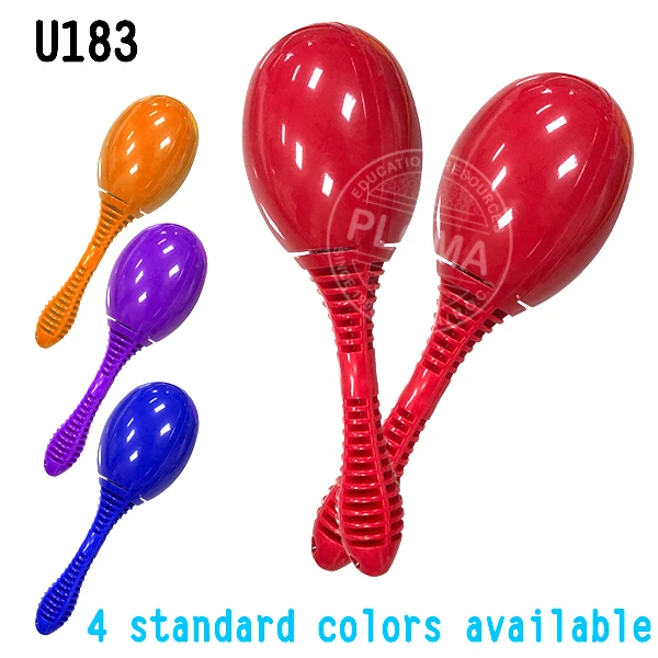 Plastic Musical Hand Maracas and Egg Maracas for Kids