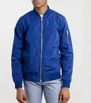 Satin Bomber Jacket Royal Blue Bomber Jackets Bomber Winter Jacket ...