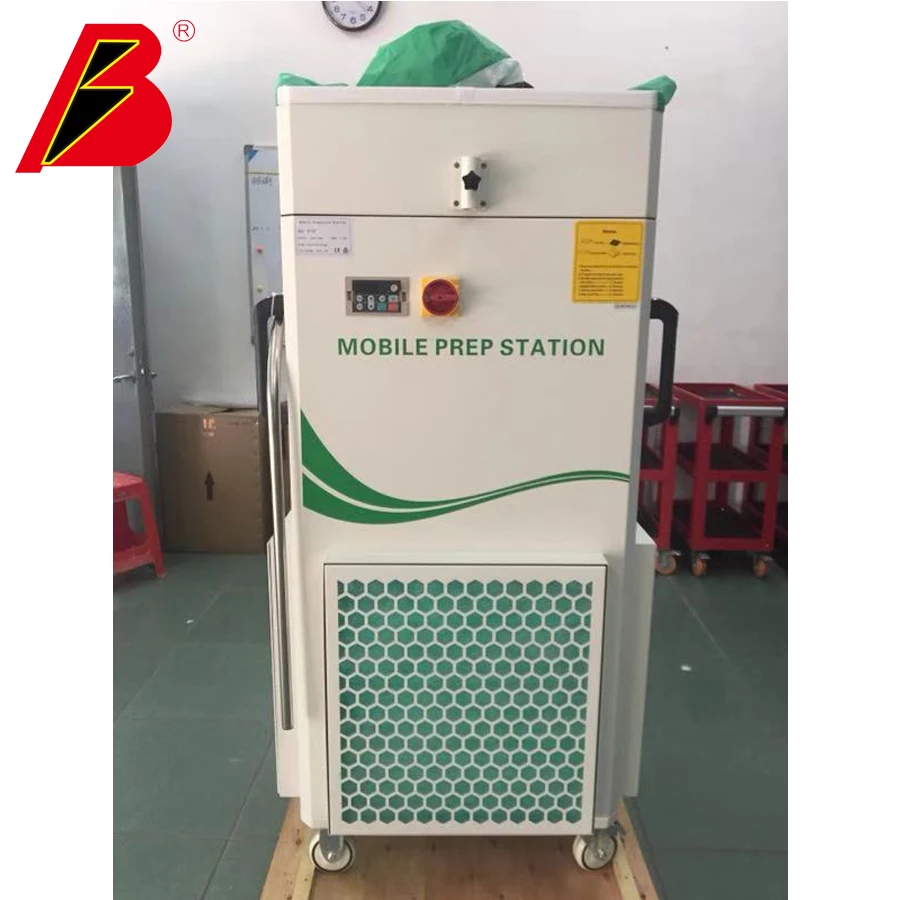 SY-3000 Portable PVC Paint Cabinet - Mobile Prep Station