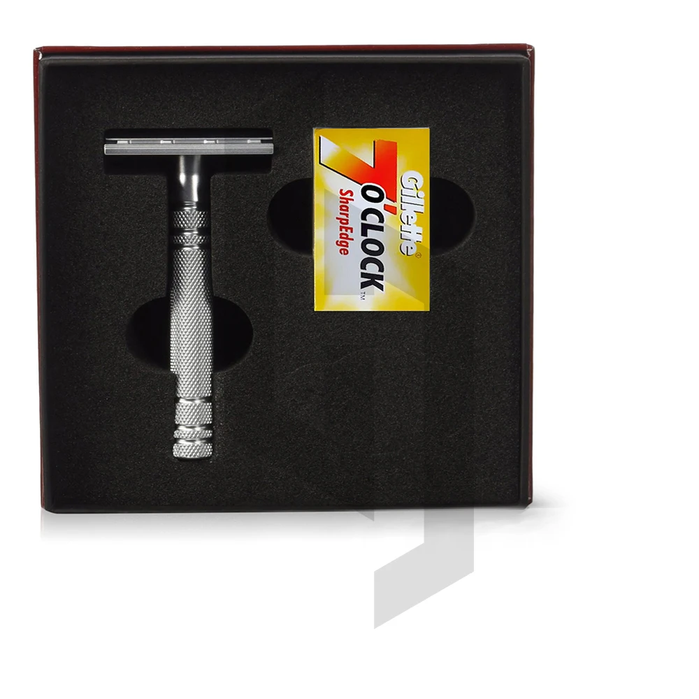 Double Edge Safety Razor Safety Razor Handle Kit Barber Shaving Safety ...