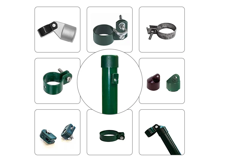 Durable Round Metal Fencing Tube Posts - Galvanized & Eco-friendly