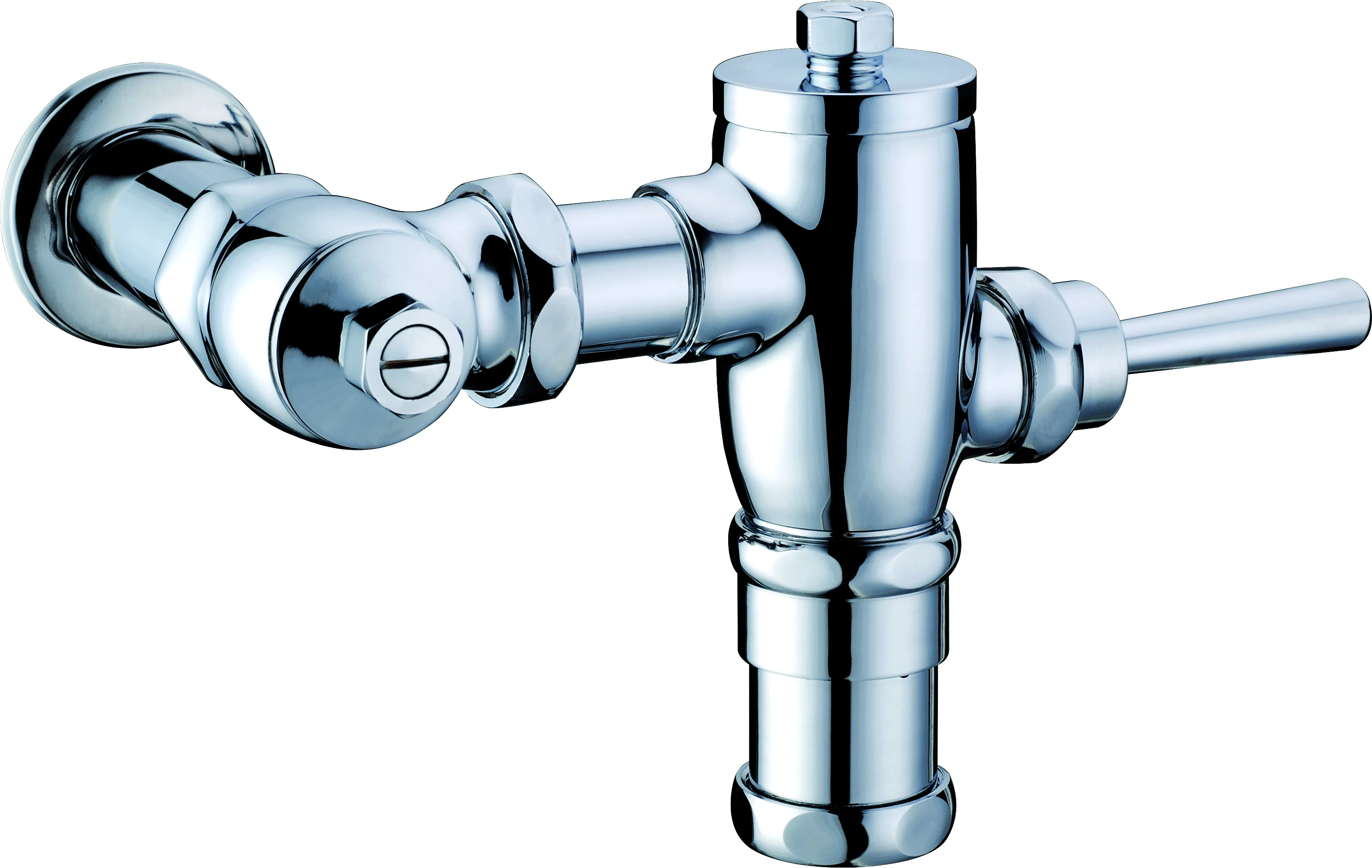Manual Toilet or Squat Pan Flush Valve - High Quality Brass