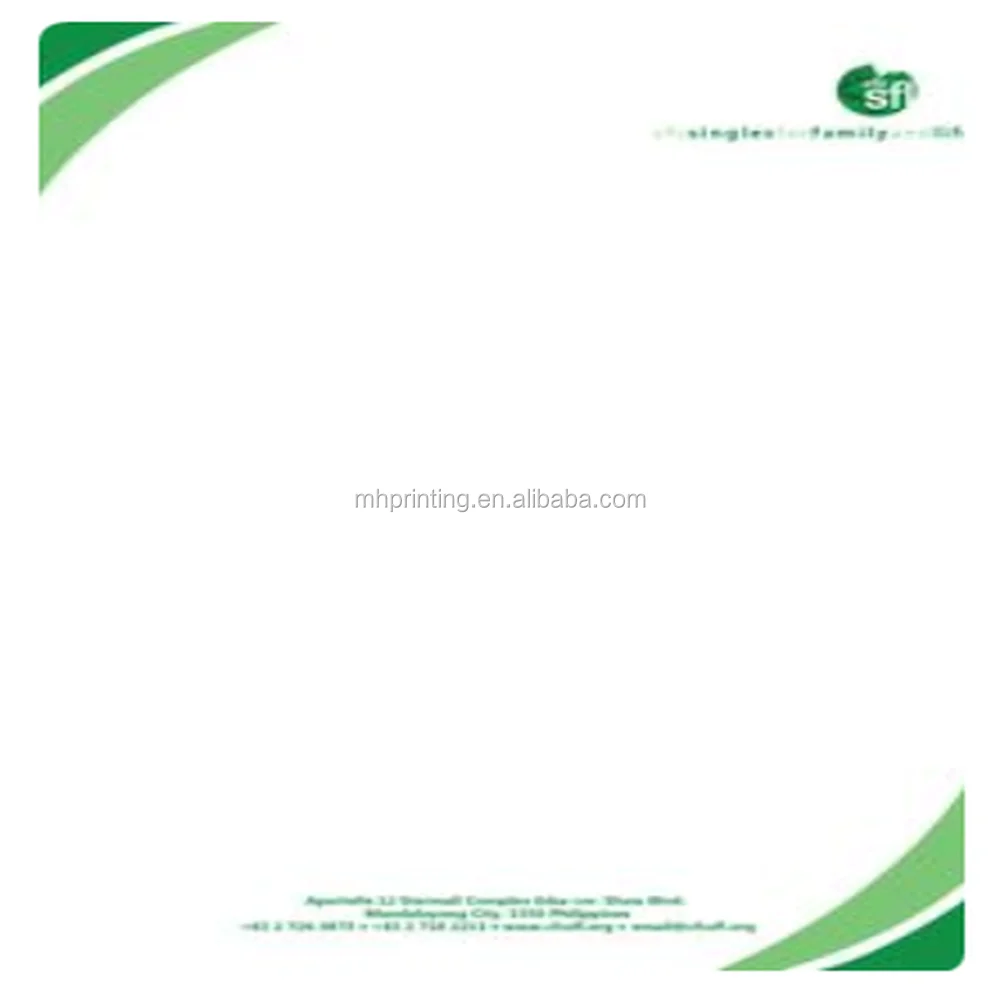 Custom Create Digitized Print Letterhead Paper Design A4