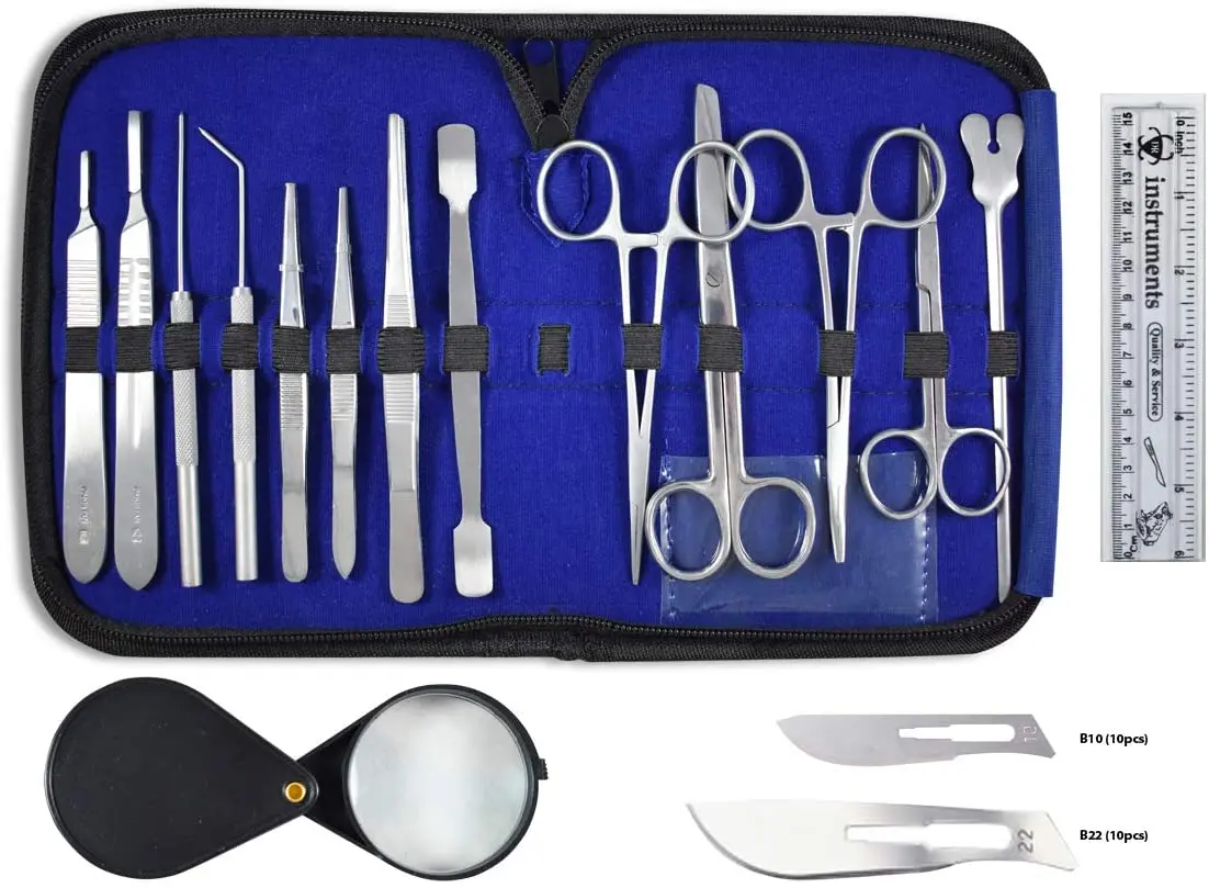 Advanced Dissection Kit 37 Pieces High Grade Stainless Steel ...