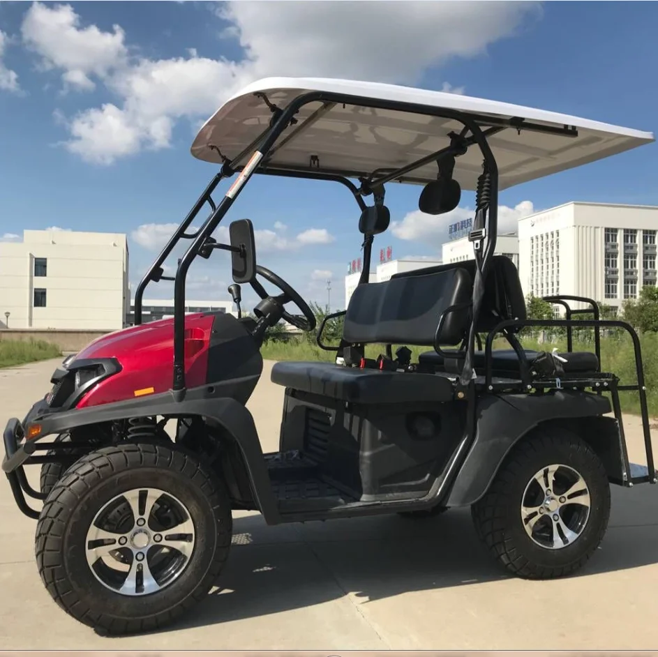 4 Seater Electric Golf Carts With Folded Back Seat - Buy Prices ...