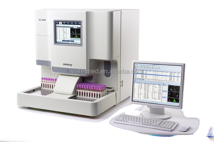 125 Tests/Hour Mindray BC-6800 Automated Hematology Analyzer with ...