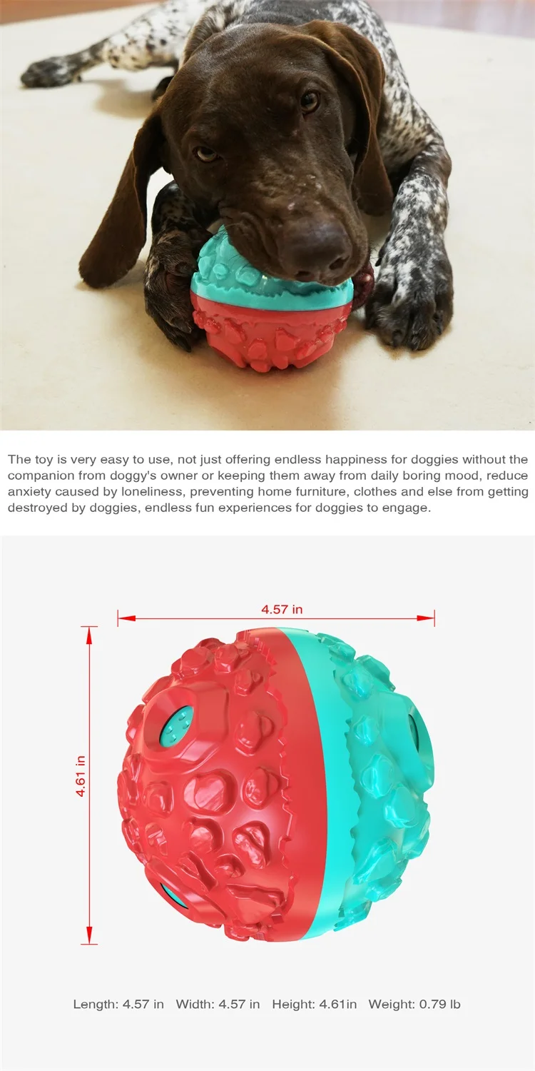 Meteorite Sound Molar Ball Dog Toy Spherical Chew Toy Molar Stick ...