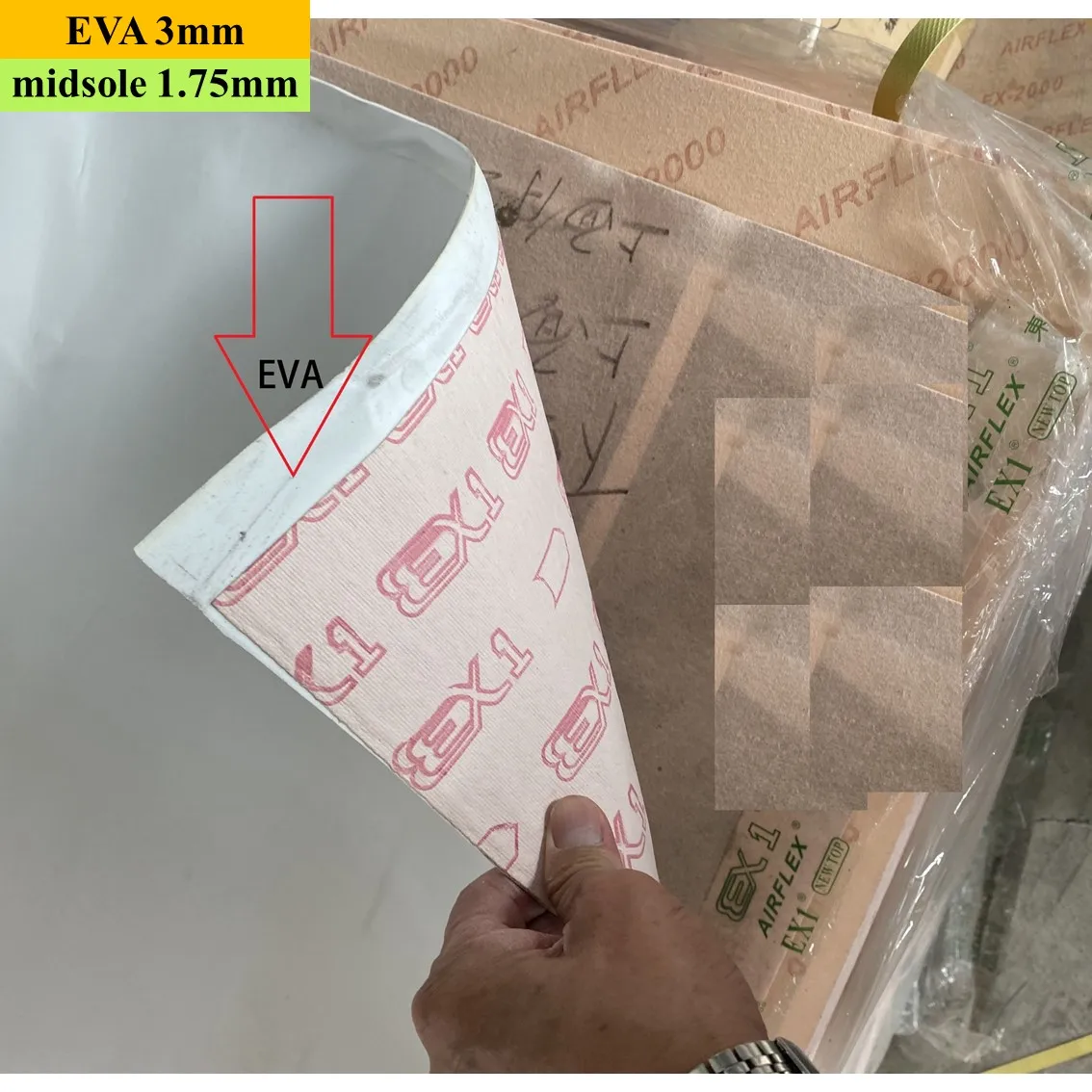 3mm Eva Sheet Insole Board With 1.5mm Insole Board - Buy Eva Paper ...