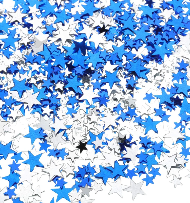 Amazing Quality Gold Glitter Metallic Foil Stars Sequin Table Confetti