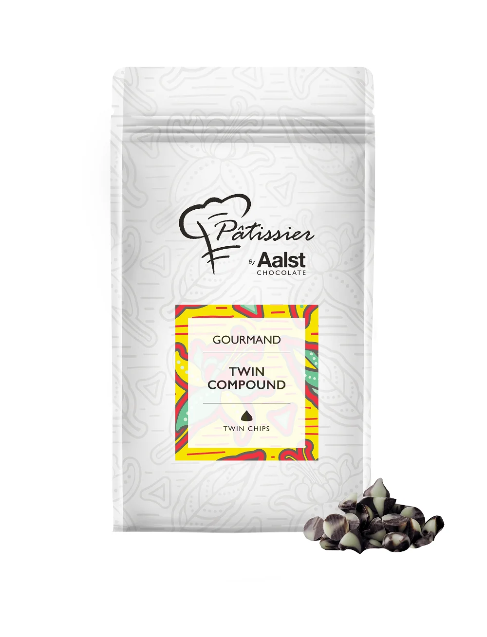 Milky Creamy Patissier Gourmand Twin Compound Chocolate Chips With Skim ...