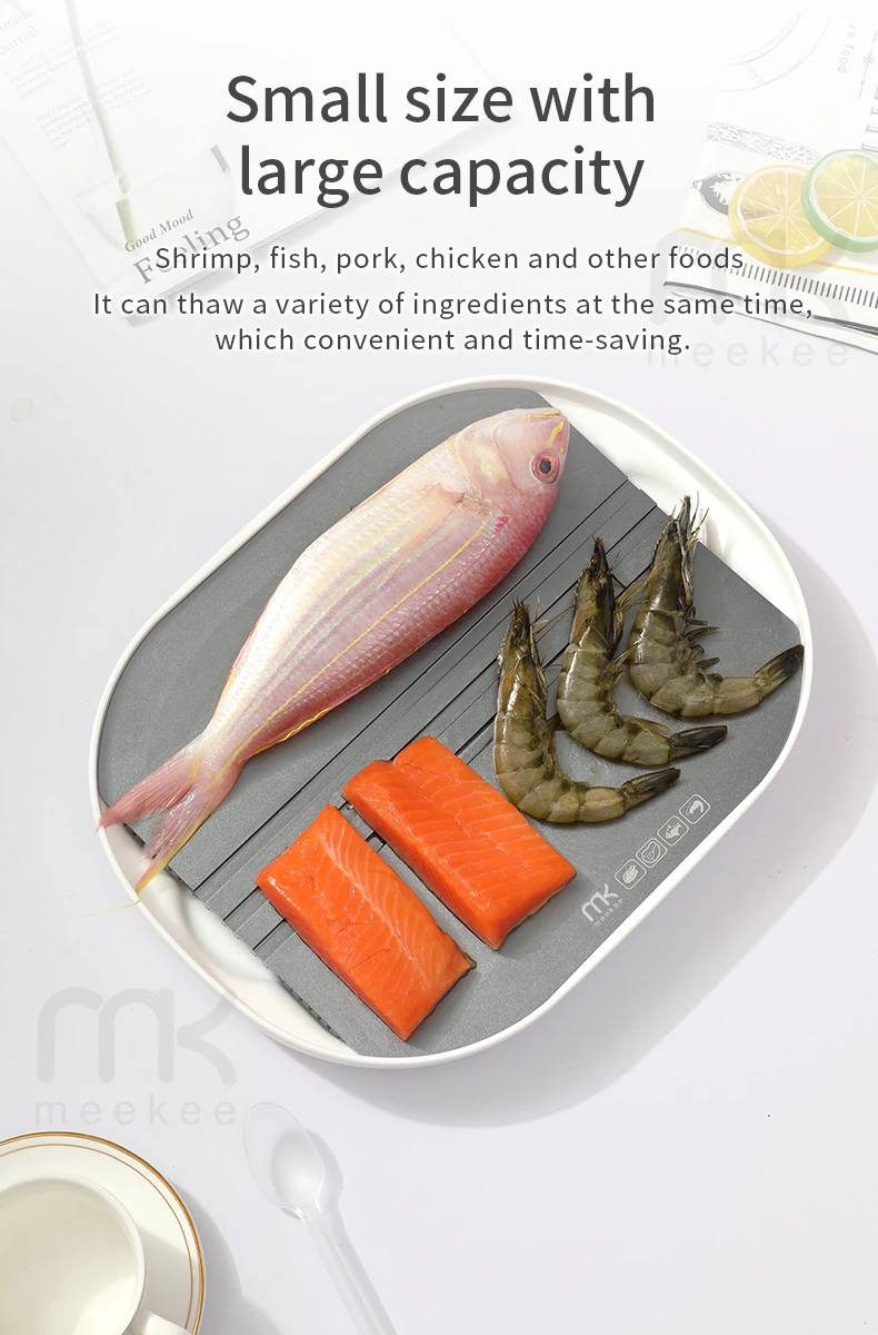 Aluminum Meat Defrosting Tray - Fast & Sustainable Thawing