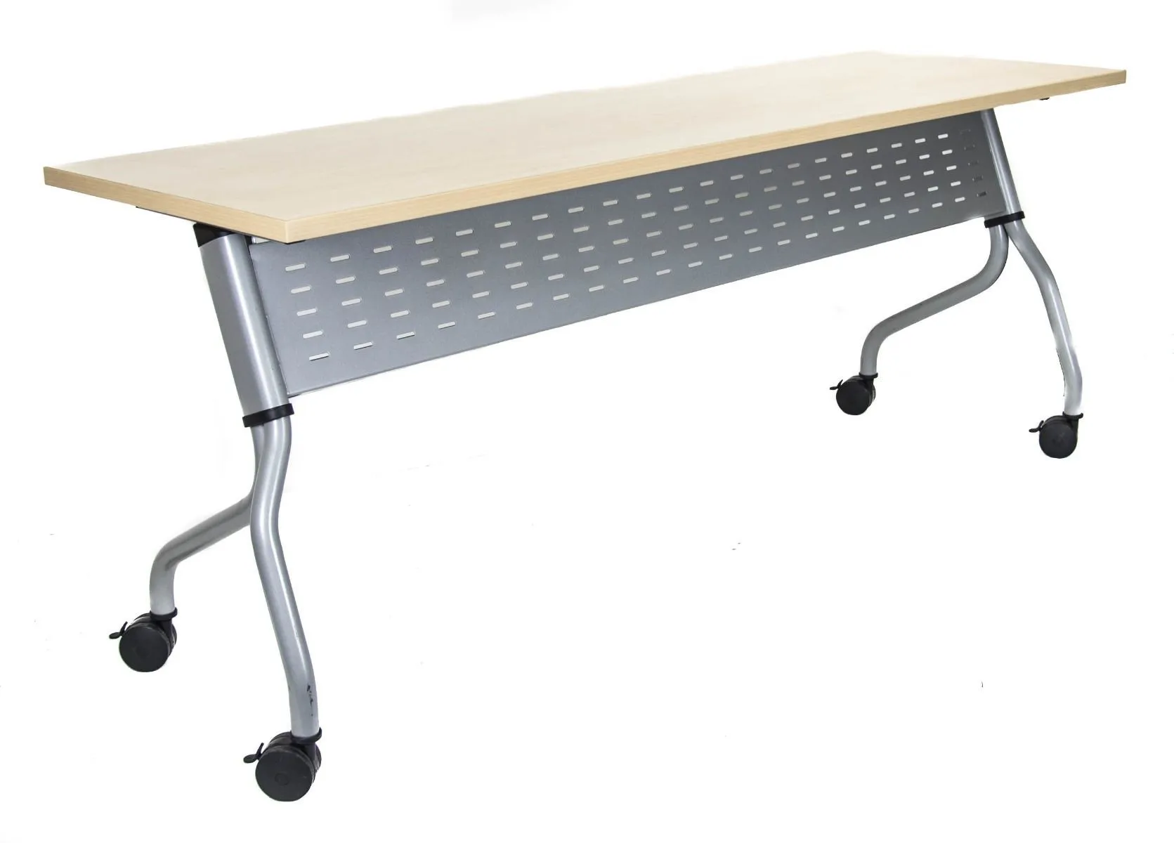 Training Table with Wheels - Adjustable & Foldable Design