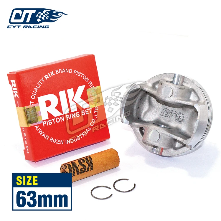 For K56 Rs150r With Ring Piston Engine System 63mm Piston Kit Engine ...