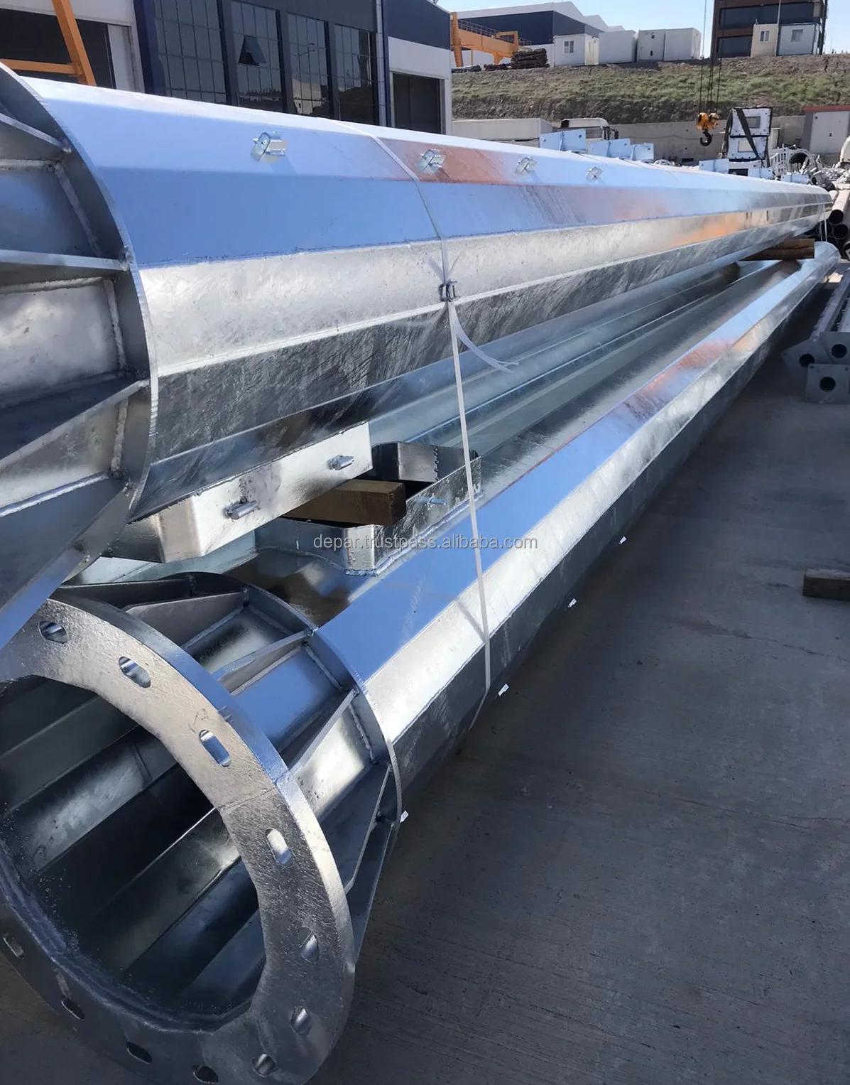 Polygon Street Light 14m Hot Dip Galvanized Lamp Column - Buy Polygon ...