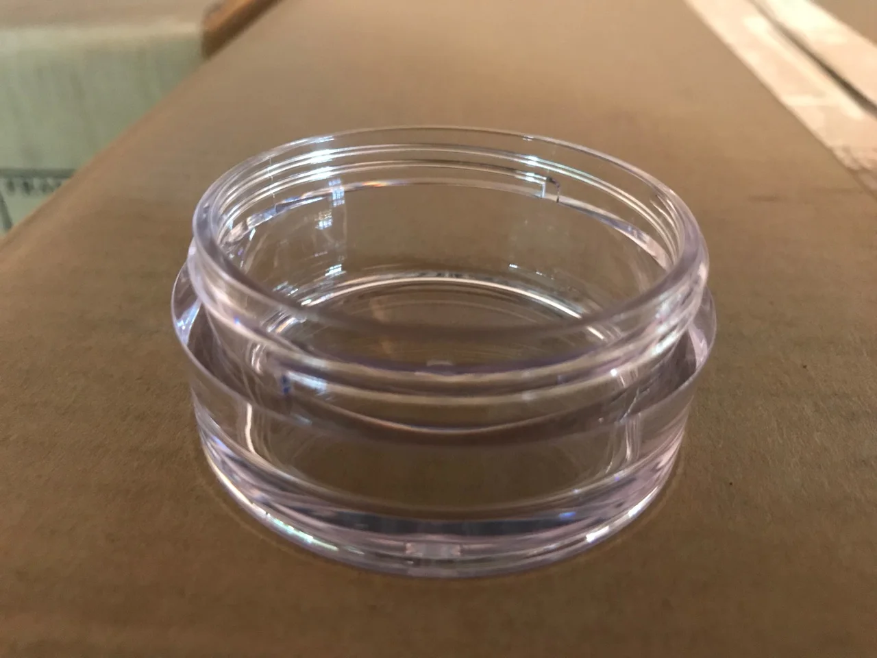 Pp Abs Acrylic Glossy Black Round Screwed Cap 5ml 10ml 15ml 30ml 50ml 80ml 120ml Pet Clear ...