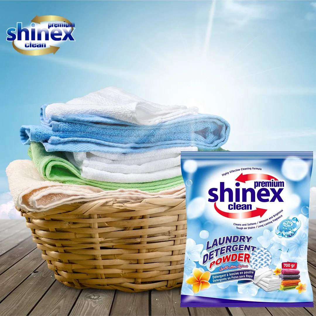 700g Hand Washing Detergent Powder High-foam Low-density Blue Bag Pack ...