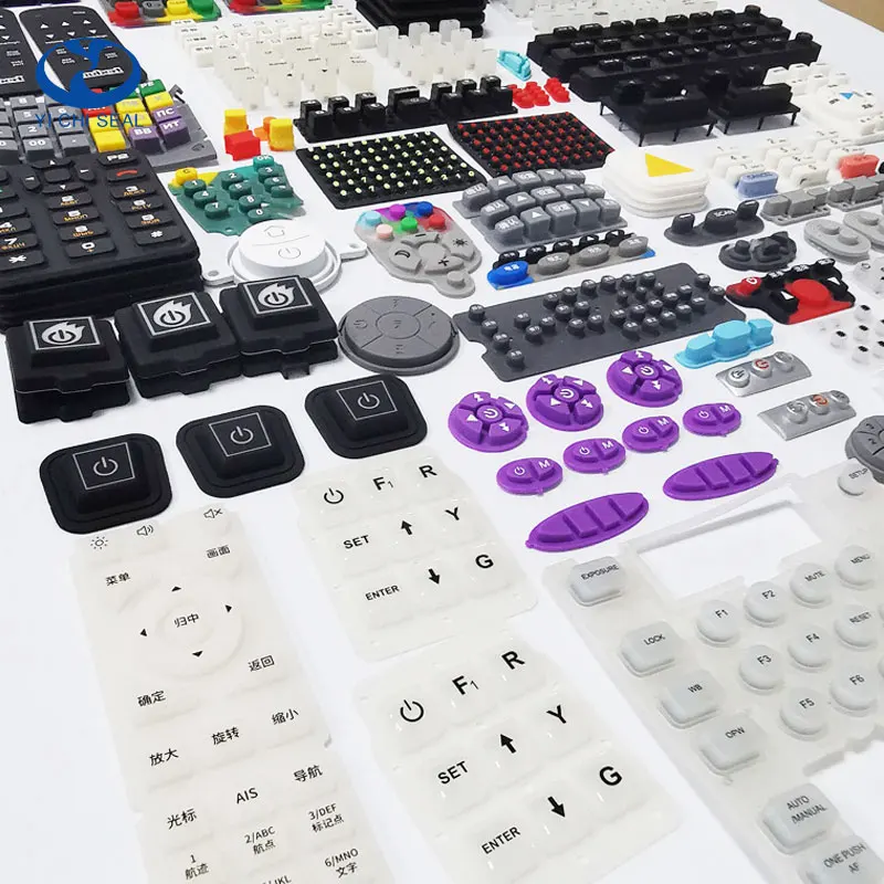 Custom Silicone Rubber Buttons for Electronics