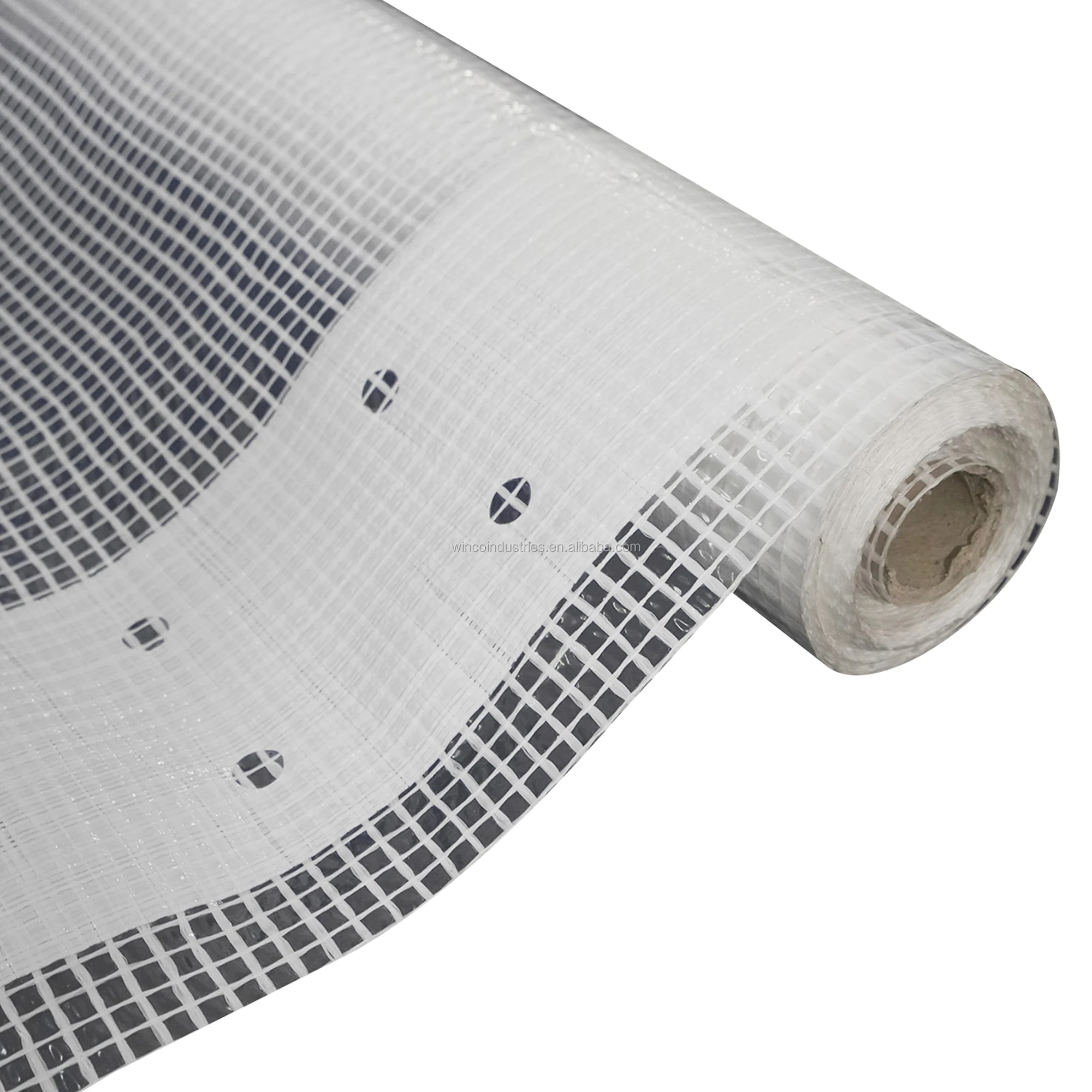 Transparent Mesh Scaffolding Cover Fabric - Durable & Sunproof