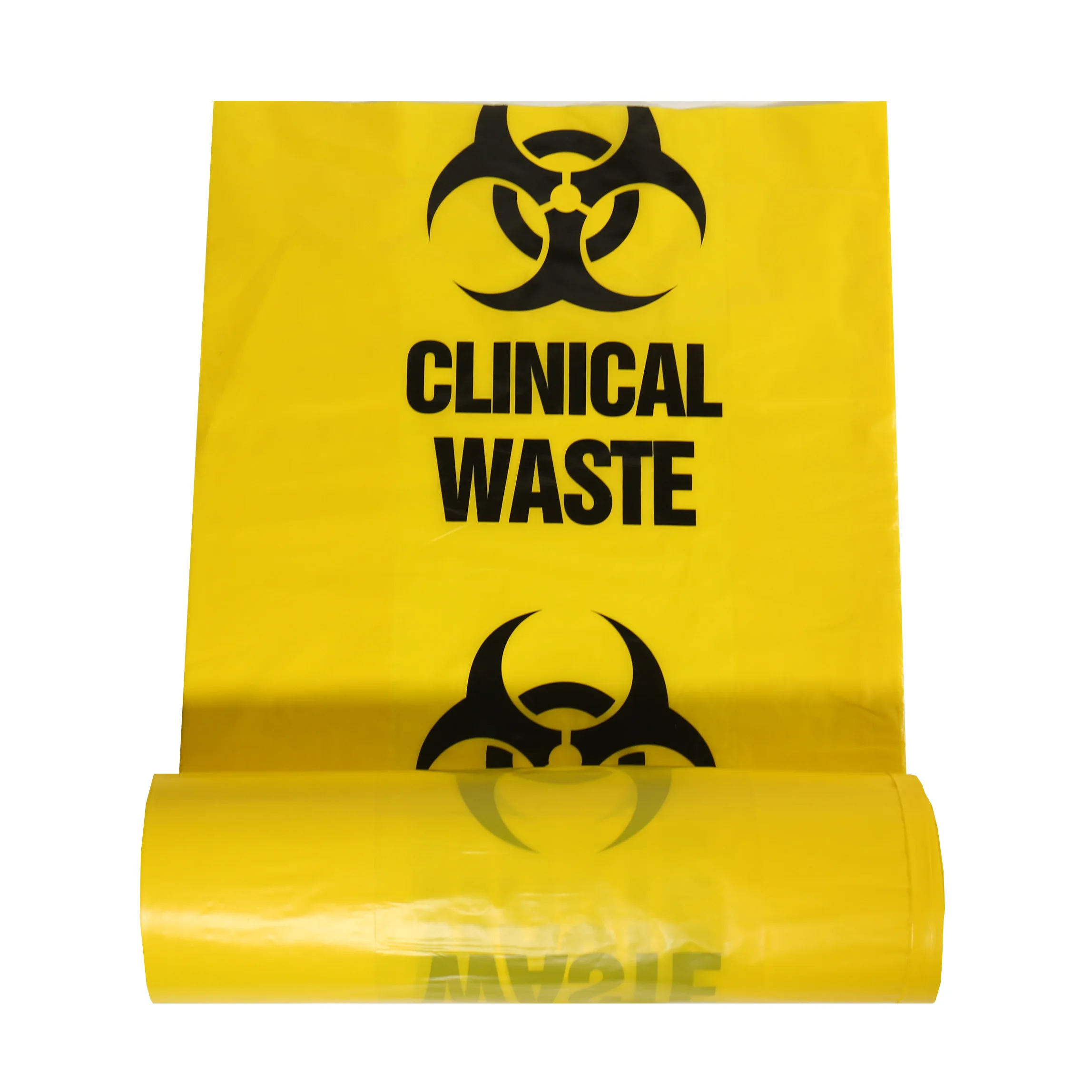 Hot Sale Biohazard Clinical Waste Bags Medical Plastic Garbage Bag with ...