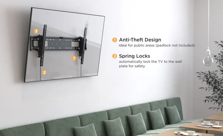 Universal Advanced Heavy-Duty Extension Tilt TV Wall Mount for 32"-75 ...