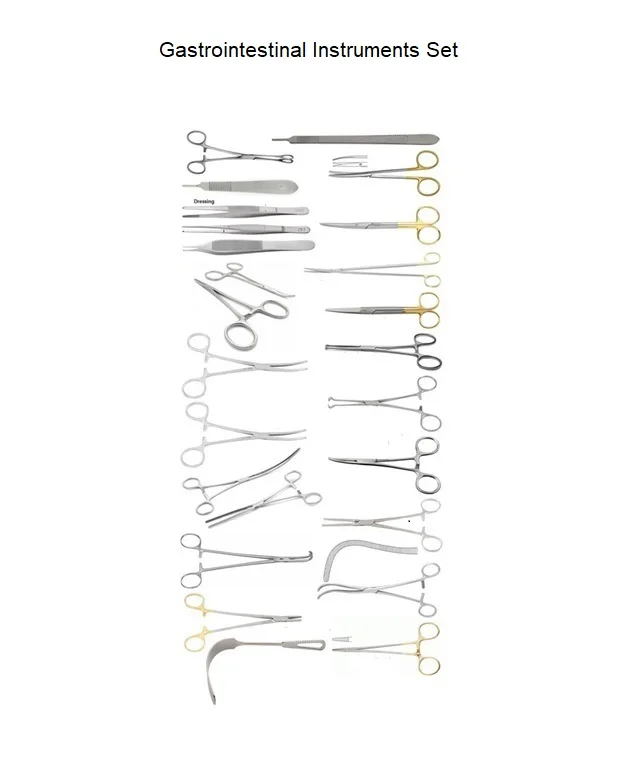 Surgical Instruments Set Gastrointestinal Surgery Instruments Set Made ...