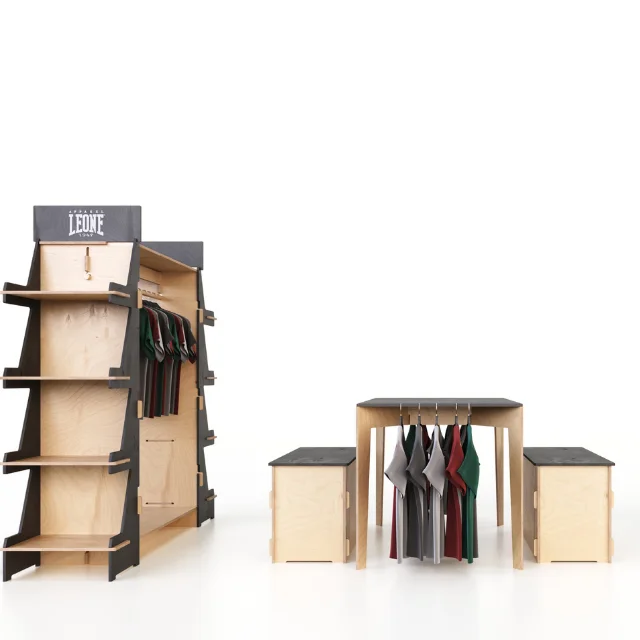 Exposition Wood Stand With Your Logo 3x2m Easy Assembly Wood Exhibition ...