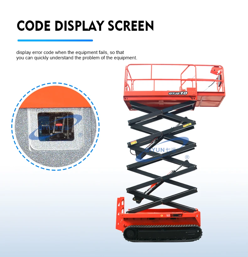Qiyun Kinglift 4-18m Self Propelled Elevated Orchard Working Platform ...