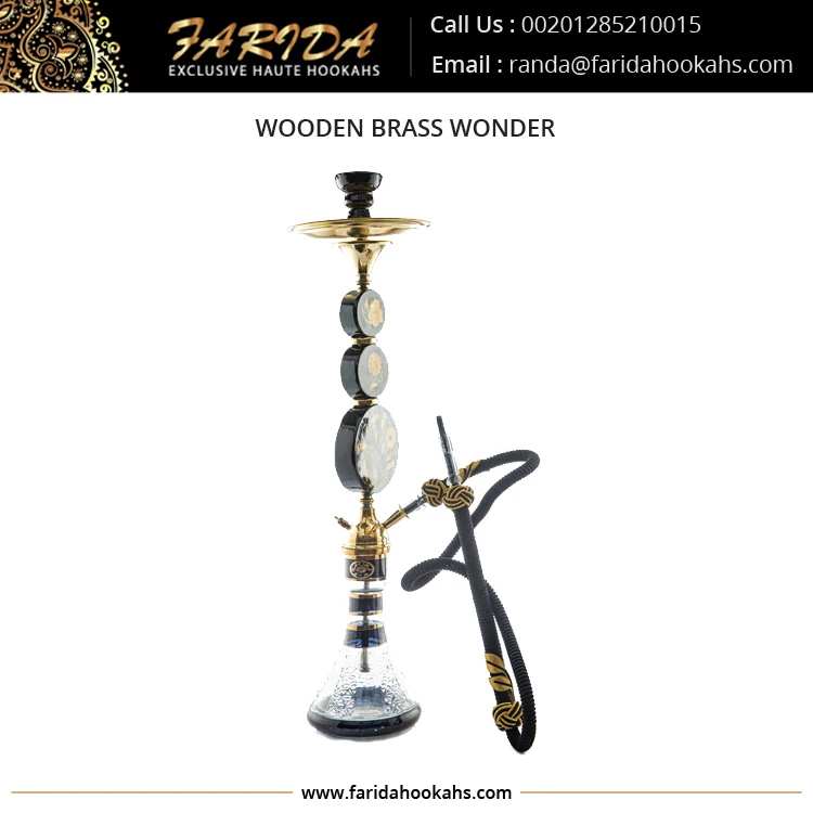 Wooden Brass Wonder 2022 Rotating Hookah With Intricate Mother Of Pearl Insertions - Buy ...